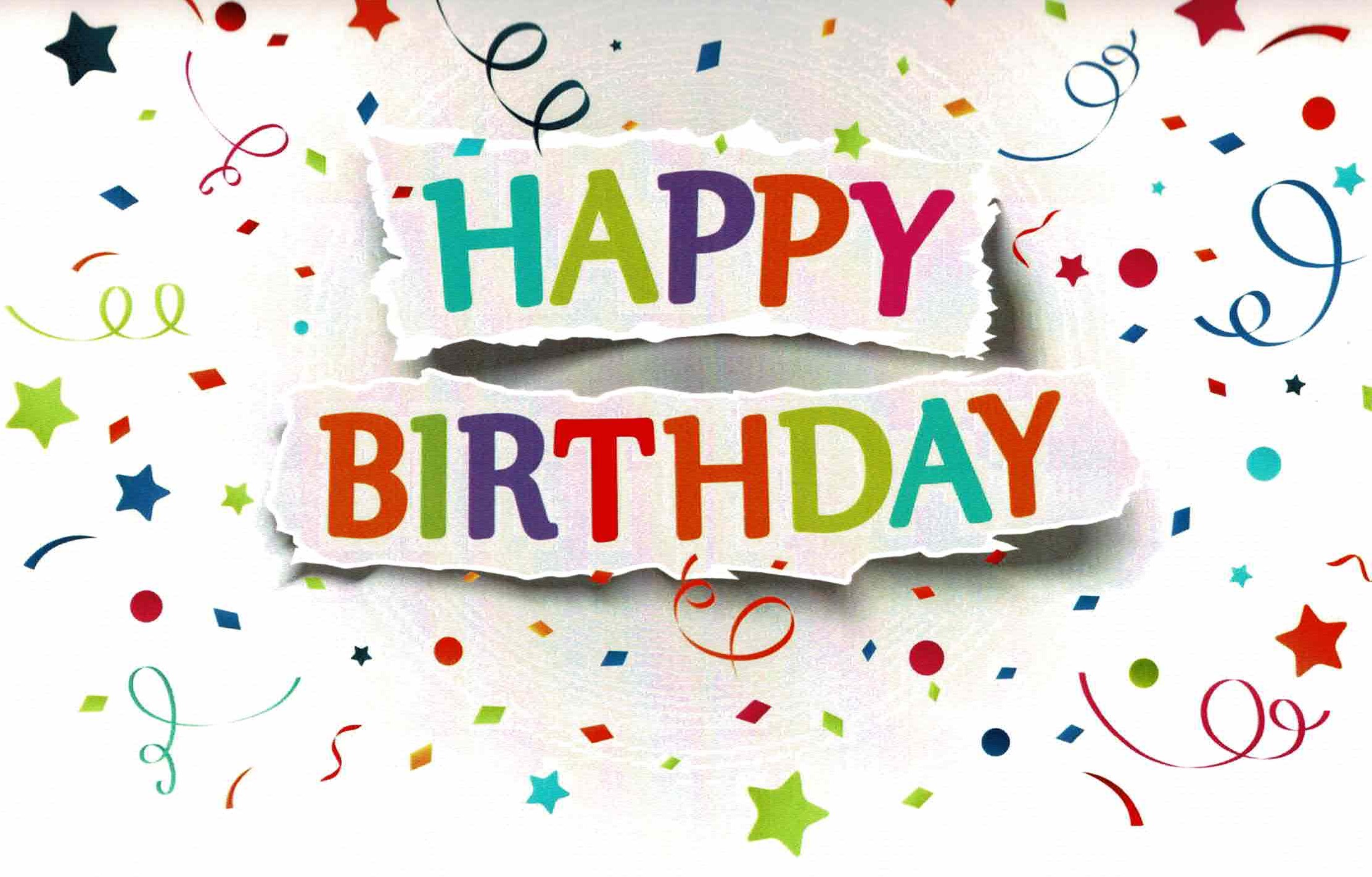 Happy Birthday - Paper Swirls